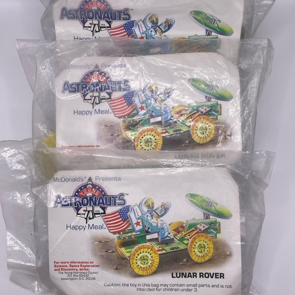 McDonald's | Toys | 3 991 Mcdonalds Young Astronauts Space Toys Model ...